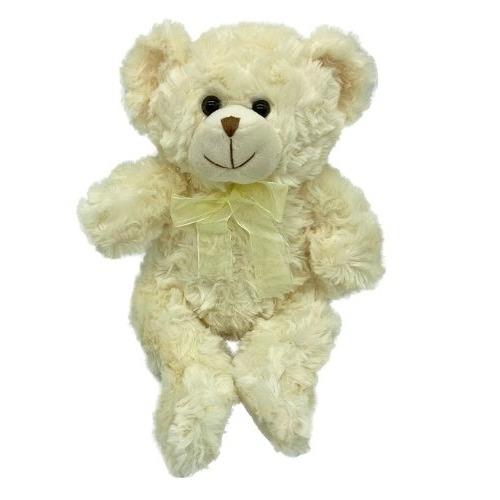 Sean Cream Teddy Bear: Soft, Curling Plush | Plush Teddy Bear Toy ...