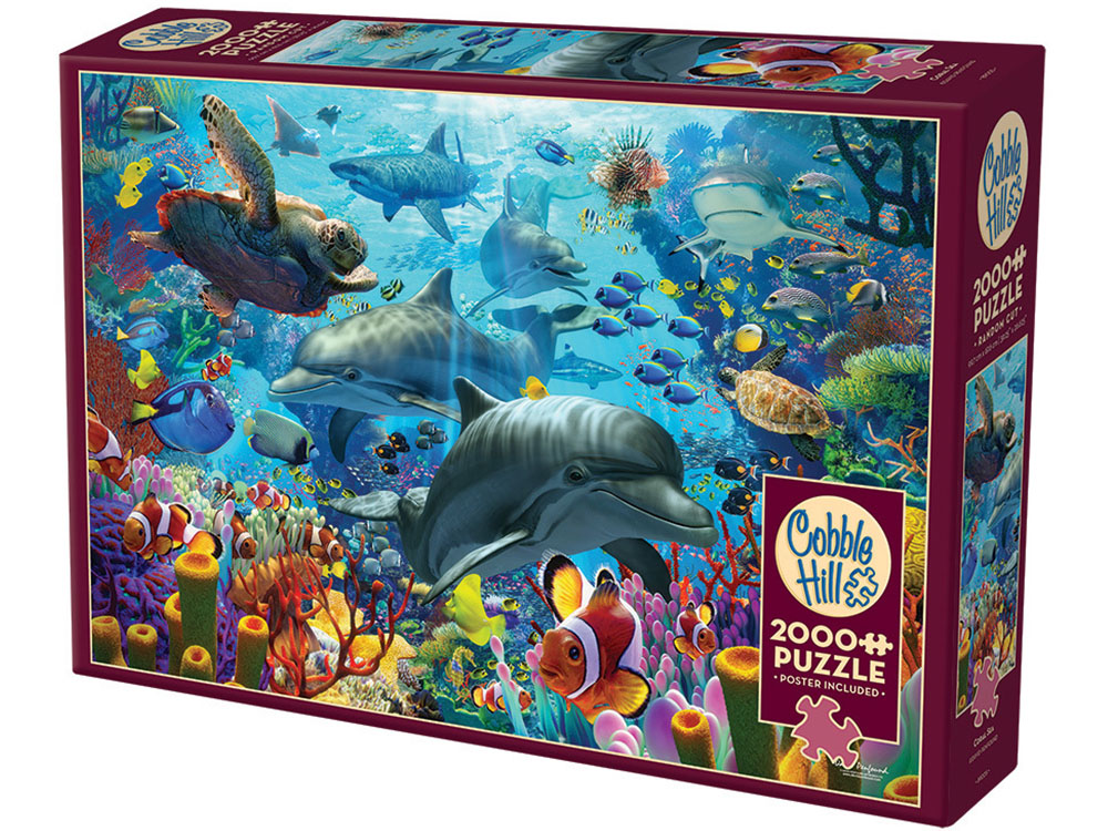 Coral Sea 2000 pc Puzzle | Cobble Hill | Perth Toy Shop | Toy Store ...