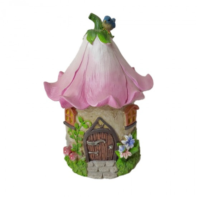 Pink Flower House Fairy Garden | Miniatures | Perth Toy Shop ...